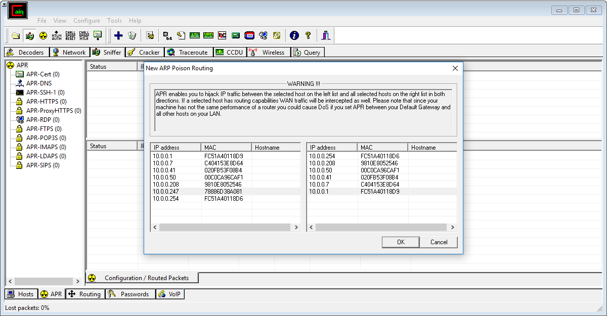 PenTest Edition: Creating A Man-in-the-Middle Attack using Cain & Abel ...