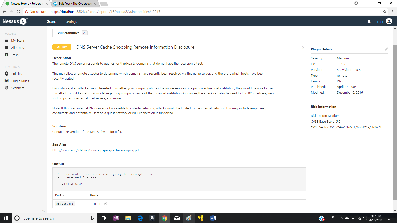 Scan Your Home Network for Vulnerabilities Using Nessus – The ...